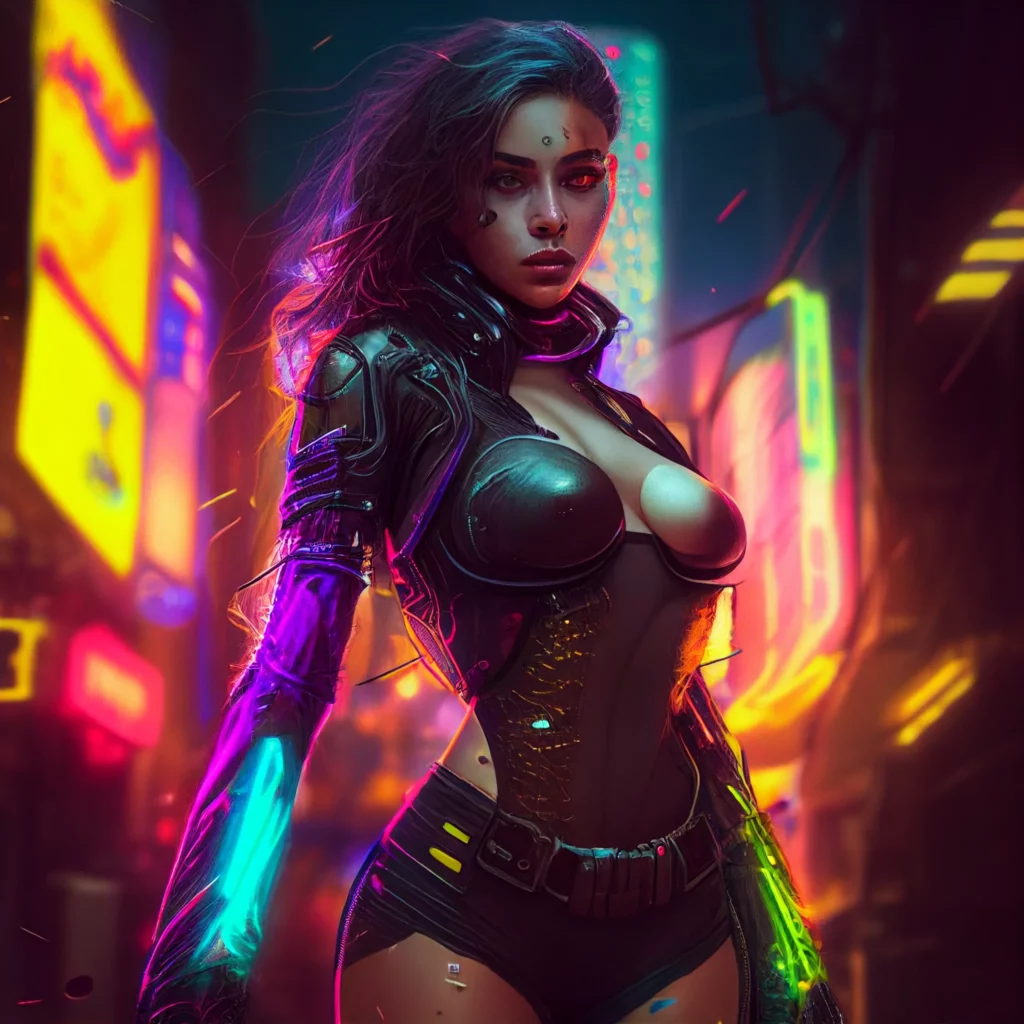 Prompt Beautiful cyberpunk girl | Download Script for AI | Prompti.ai