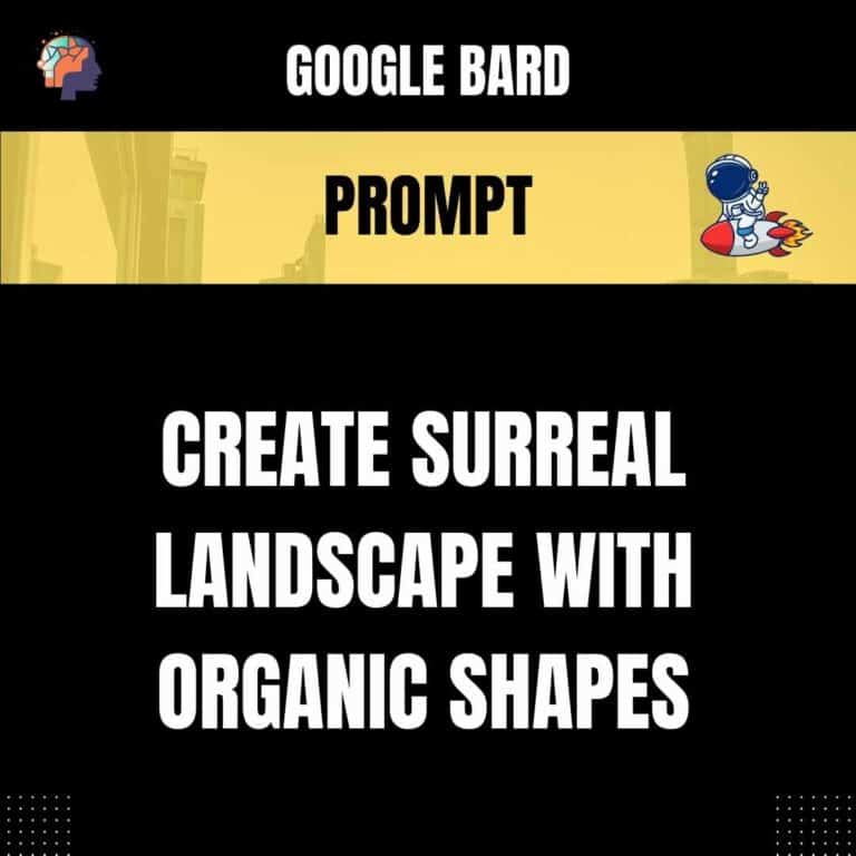 Prompt Prompt Create Surreal Landscape with Organic Shapes | Download ...