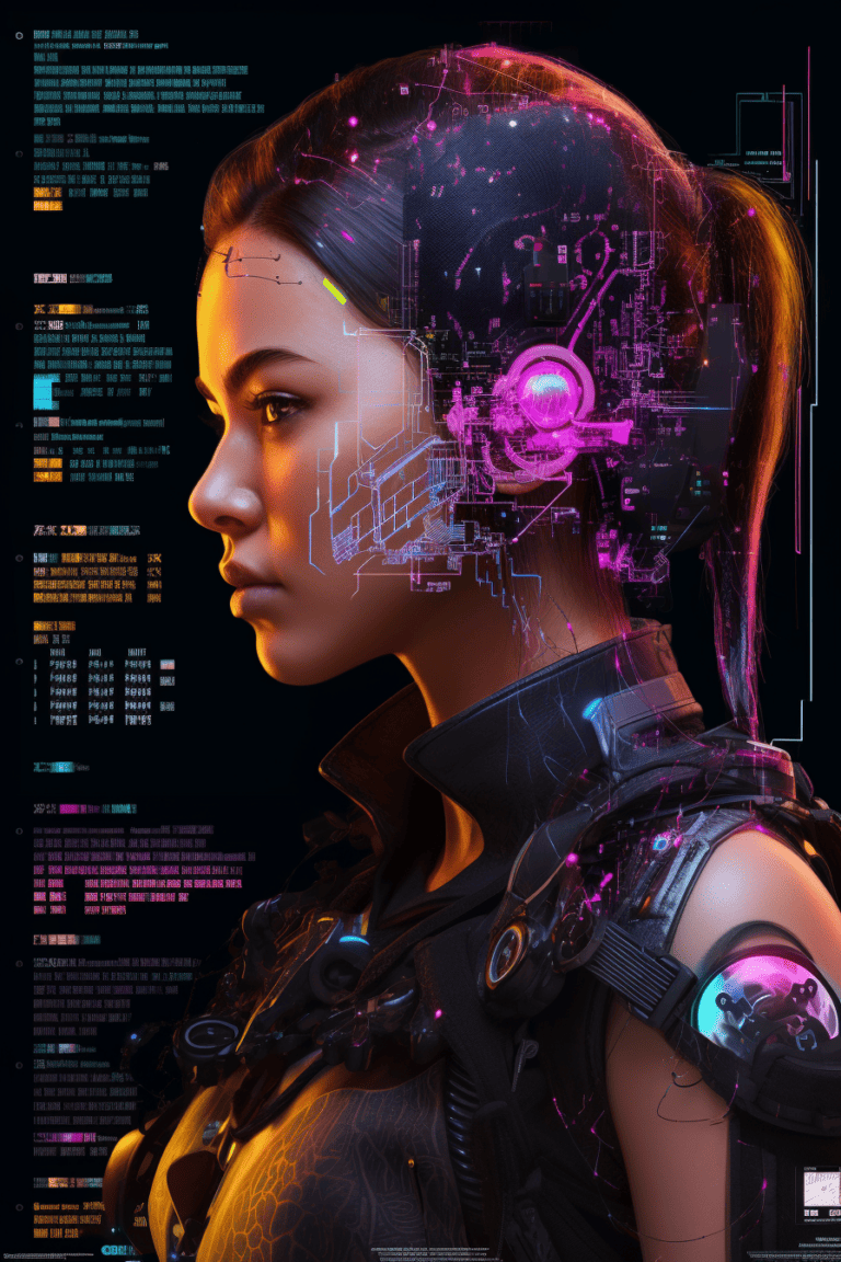 Prompt Cyberpunk Character Sheets | Download Script for AI | Prompti.ai