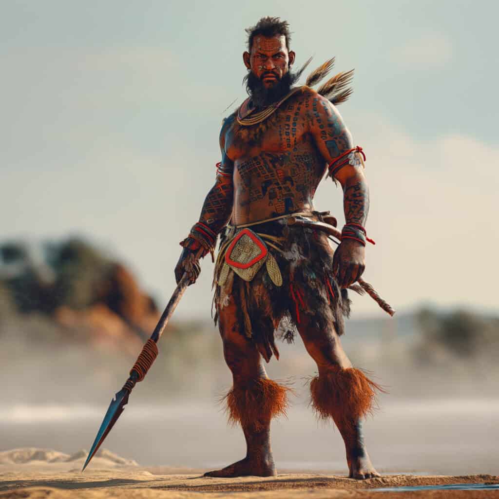 Prompt 3D Game Character Design: Australian Aboriginal | Download ...