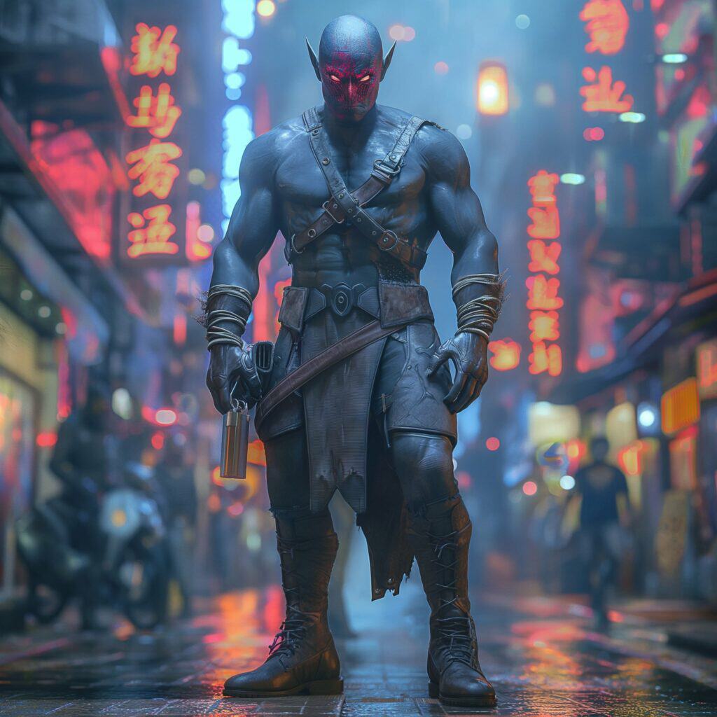 Prompt 3D Game Character Design: Invincible Villain | Download Script ...