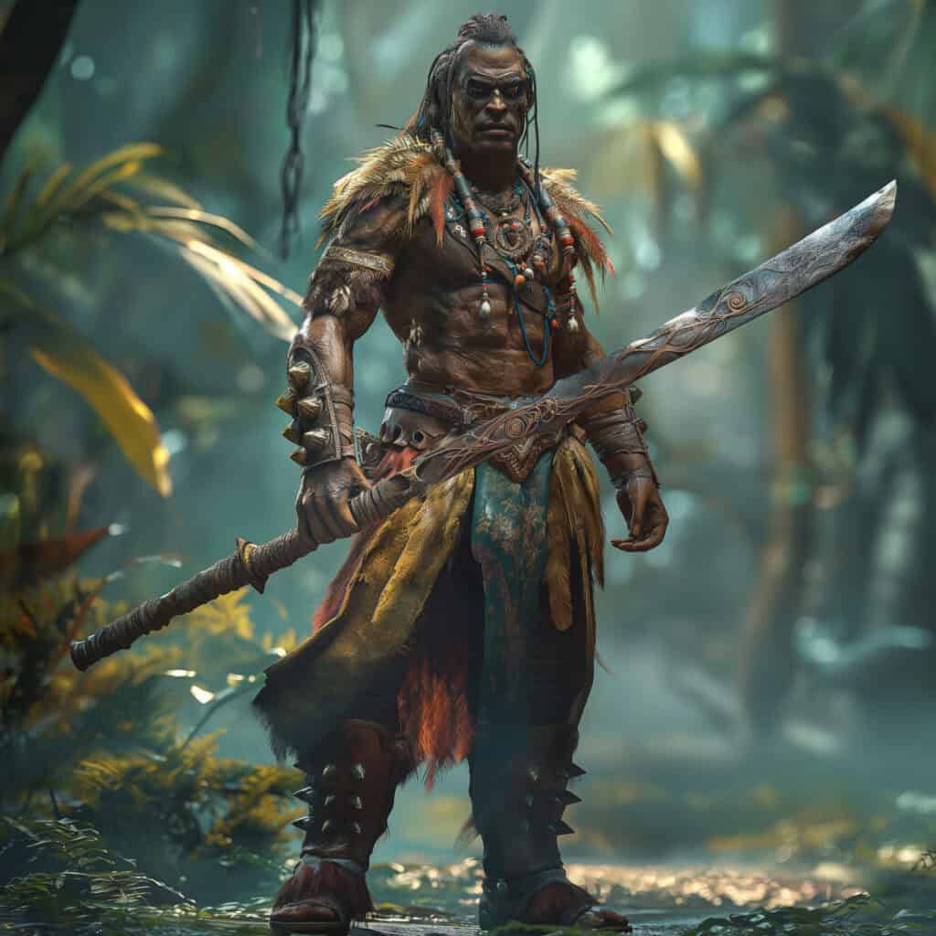 Prompt 3D Game Character Design: Amazonian Warrior | Download Script ...