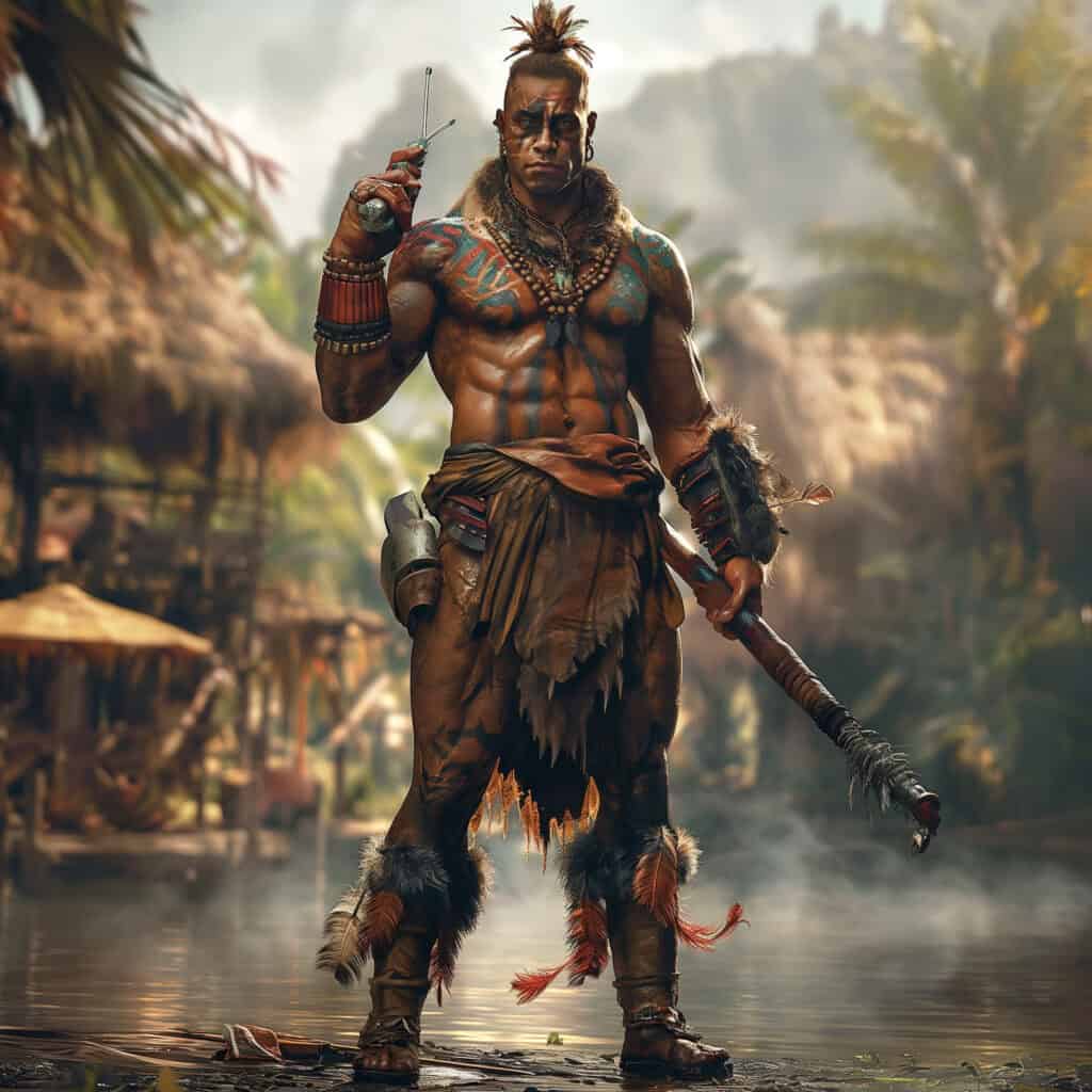 Prompt 3D Game Character Design: Amazonian Warrior | Download Script ...