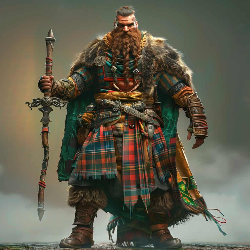 Prompt 3D Game Character Design: Celtic Warrior | Download Script for ...