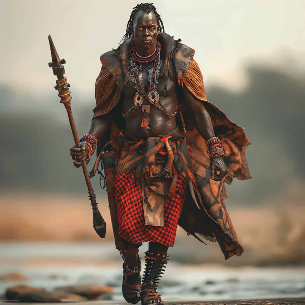 Prompt 3D Game Character Design: Sub-Saharan African Warrior | Download ...