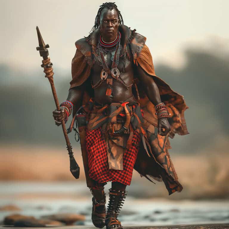 Prompt 3D Game Character Design: Sub-Saharan African Warrior | Download ...