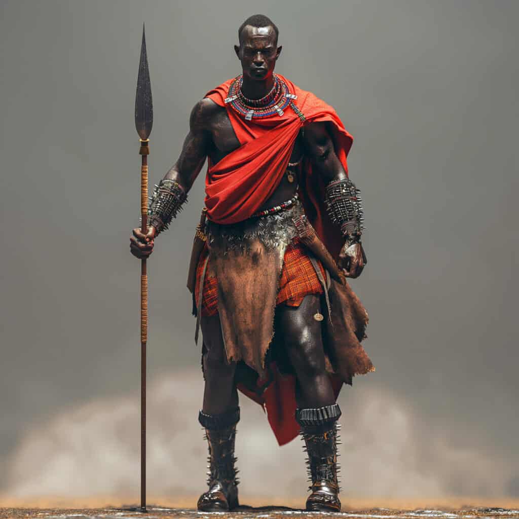 Prompt 3D Game Character Design: Sub-Saharan African Warrior | Download ...