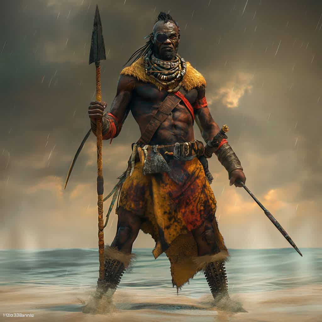 Prompt 3D Game Character Design: Sub-Saharan African Warrior | Download ...