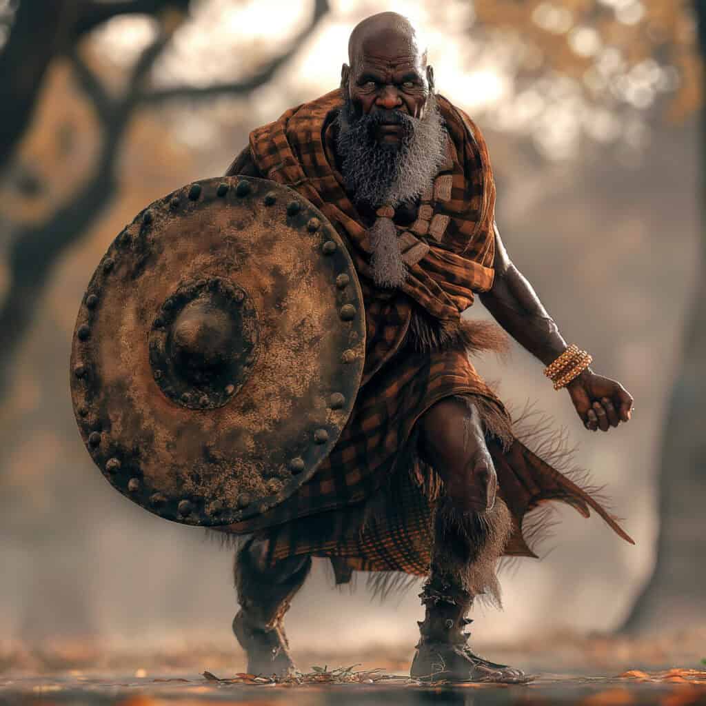 Prompt 3D Game Character Design: Sub-Saharan African Warrior | Download ...