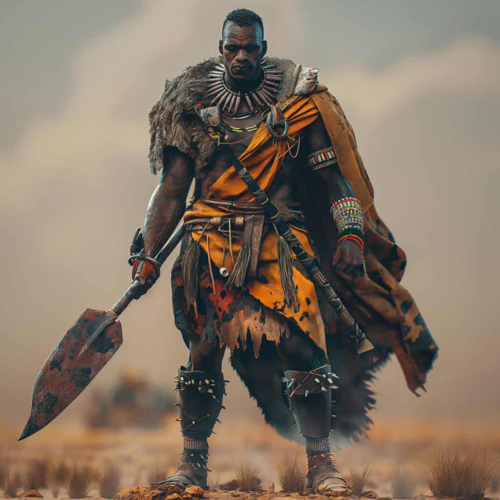 Prompt 3D Game Character Design: Sub-Saharan African Warrior | Download ...