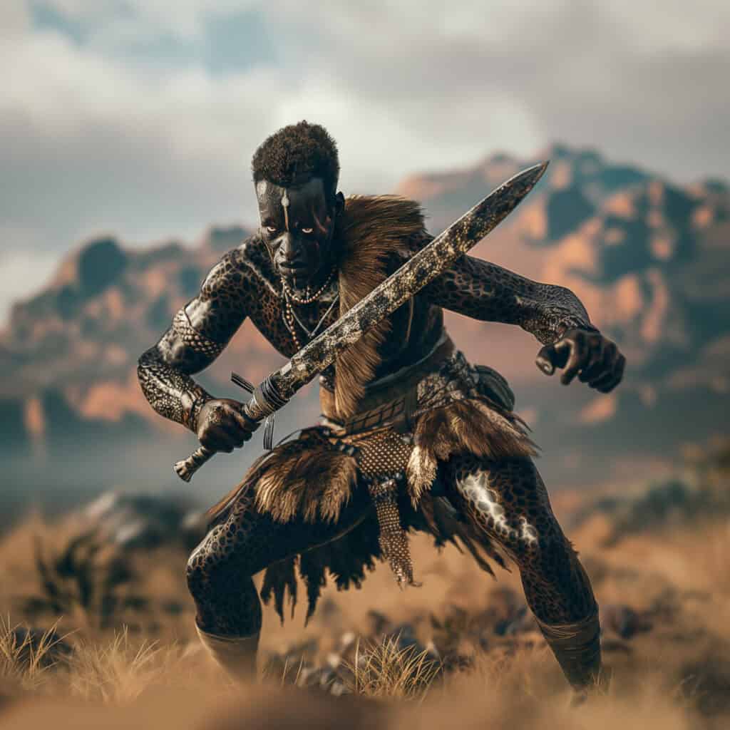 Prompt 3D Game Character Design: Sub-Saharan African Warrior | Download ...