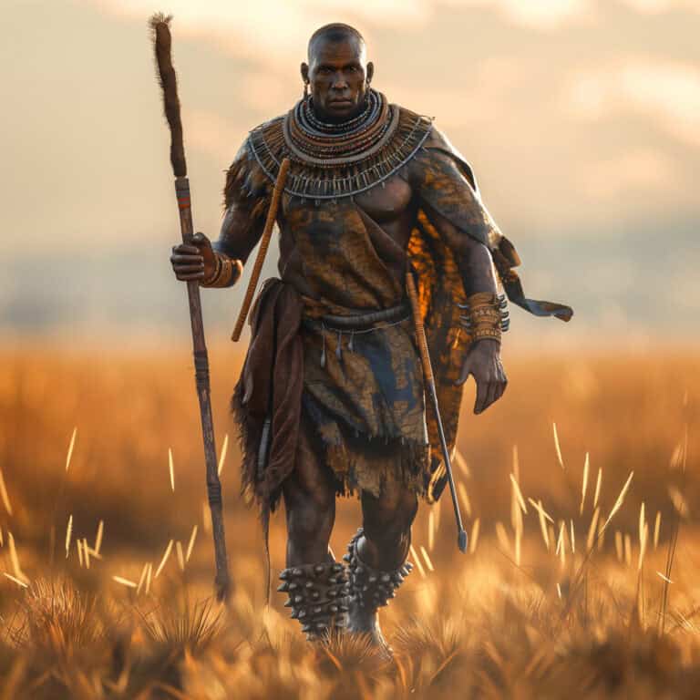 Prompt 3D Game Character Design: Sub-Saharan African Warrior | Download ...