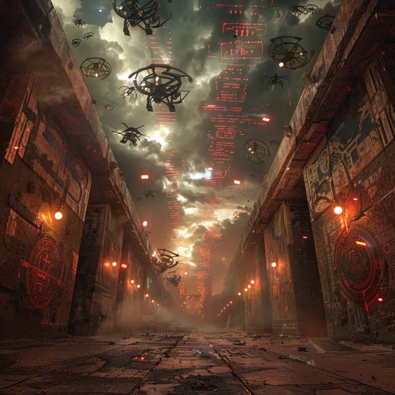 Prompt Cyberpunk Art: Illustrated Story Backgrounds | Download Script ...