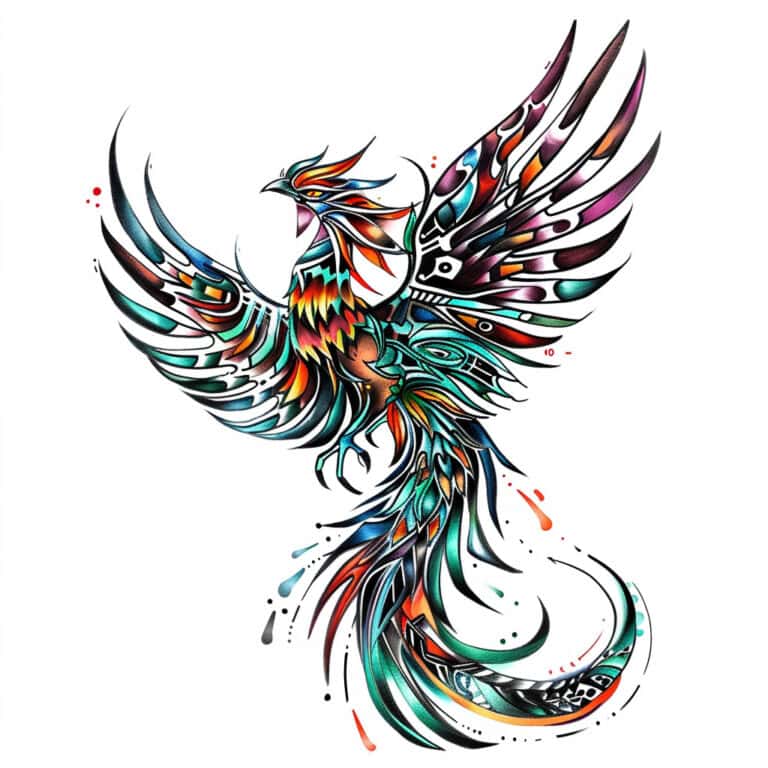 Prompt Cybertribal Art: Mythical Creatures Tattoo | Download Script for ...