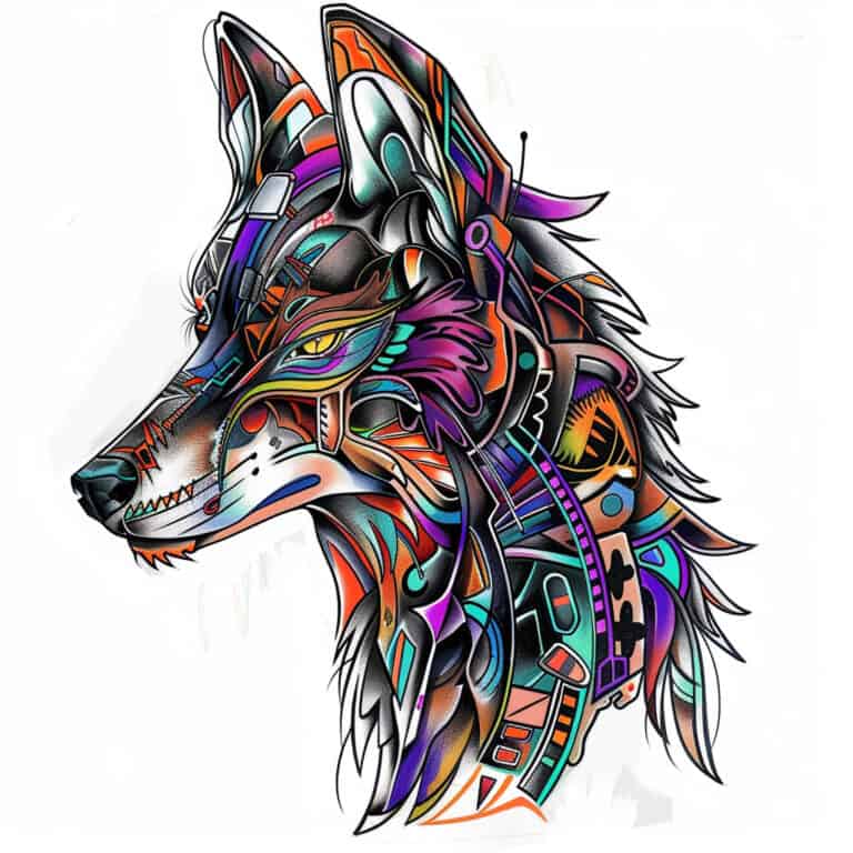 Prompt Cybertribal Art: Mythical Creatures Tattoo | Download Script for ...