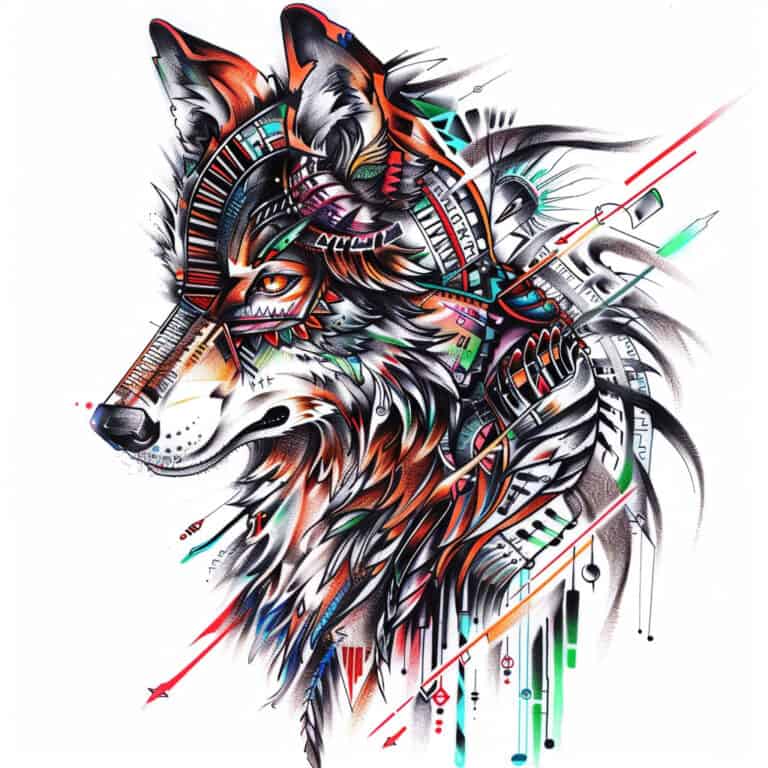Prompt Cybertribal Art: Mythical Creatures Tattoo | Download Script for ...