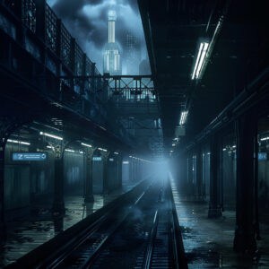 Prompt Gotham City Style: Fantasy Story Backgrounds | Download Script ...