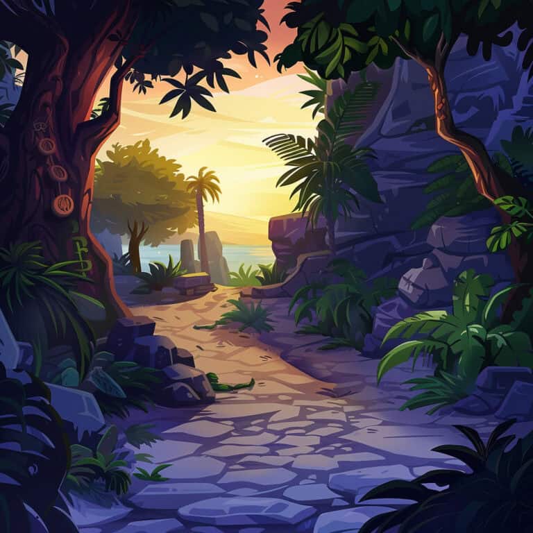 Prompt The Legend of Zelda Style: Illustrated Story Backgrounds ...